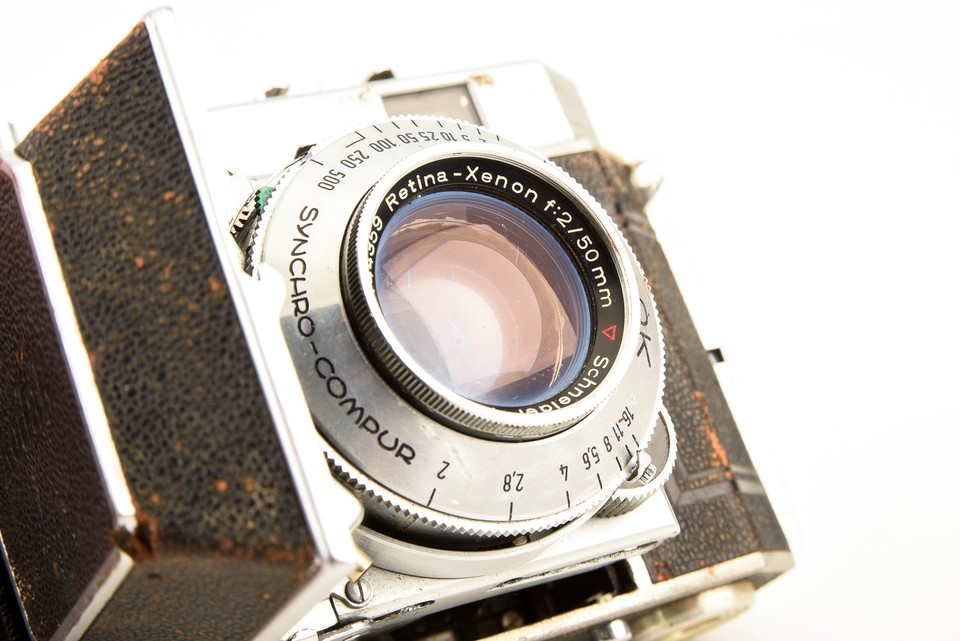 Kodak Retina IIa 35mm Rangefinder Camera with Xenon 50mm f2 Lens AS-IS ...