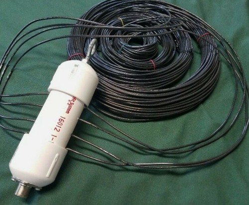 160, 80, 60 and 40 Meter Fan Dipole Half-Wave Amateur Ham Radio Antenna ...