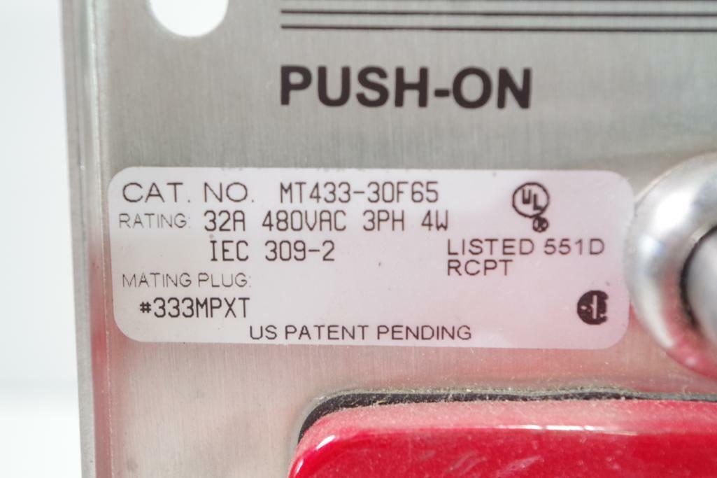 THOMAS & BETTS MIPCO Interlocked Reefer Power Outlet GJL36030 Circuit ...