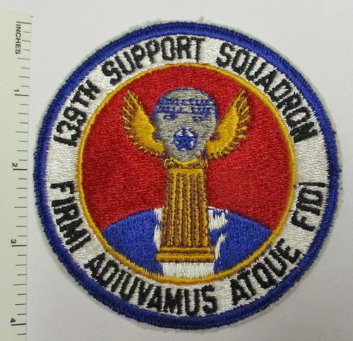 139th SUPPORT SQUADRON US AIR FORCE PATCH Used Older Vintage Original ...