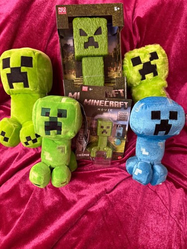 A Minecraft Movie: The CREEPER Edit-Plush Movie Creeper Large & Small ...