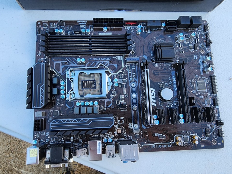 MSI Z270-A PRO LGA 1151 Intel Motherboard - ‎7A71-001R | eBay