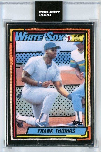 TOPPS PROJECT 2020 - FRANK THOMAS - JOSHUA VIDES AP 05/20 Silver Frame ...