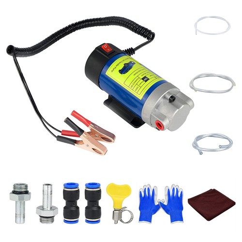 12V Gear Oil Pump Portable Electric Self-priming Engine Oil Extractor ...