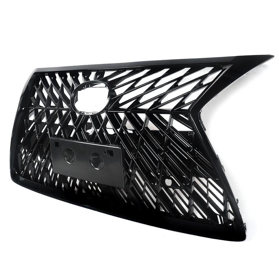 New Front Bumper Grille Mesh Grill Gloss Black For Lexus GX460 2014 ...