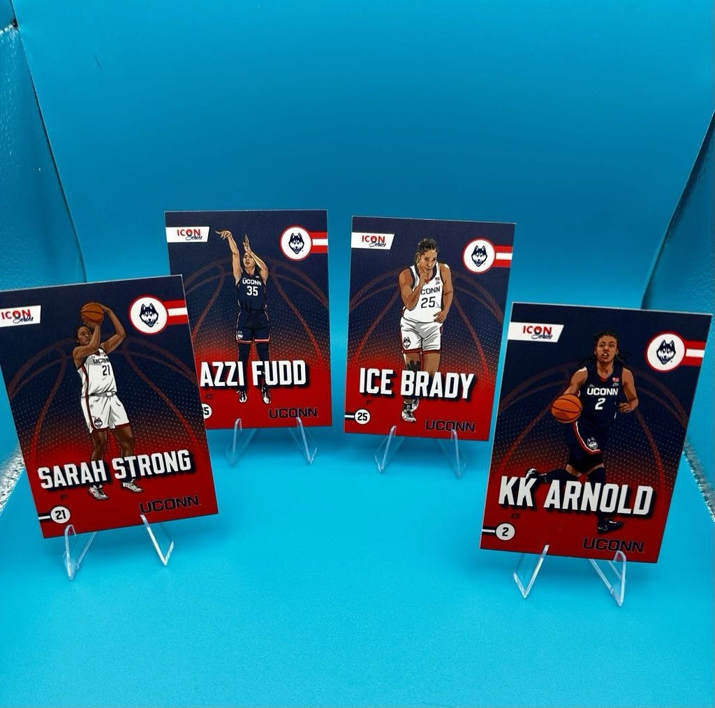 UCONN Huskies - Icon series, Sarah Strong, Azzi Fudd, Ice Brady, KK ...