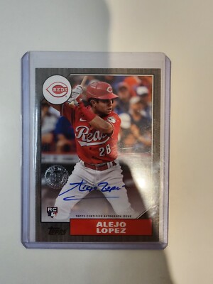 2022 Topps Alejo Lopez 1987 35th Anniversary Rookie Auto RC #87BA-AL ...
