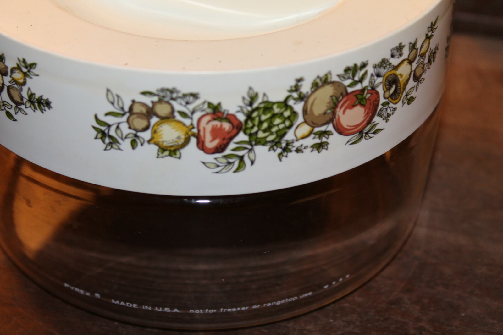 Vintage Pyrex Spice Of Life Canister Jar 6" Wide x 4" Tall | eBay