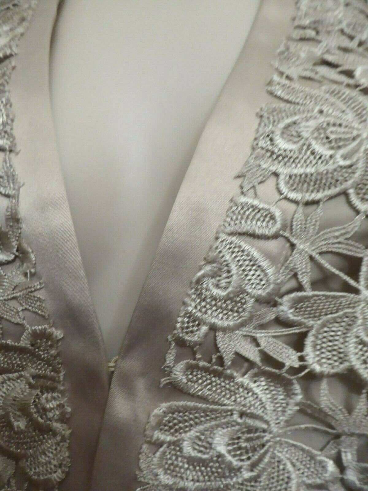 Kaliko Premium Occasionwear UK16 EU44 US12 new gold lace and satin ...