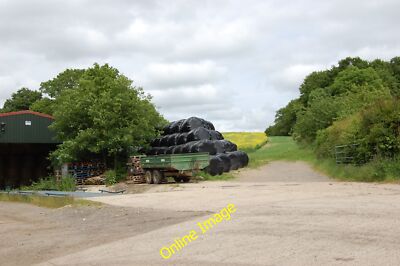 Photo 12x8 Wrapped Bales at Little Pix Hall Farm Seacox Heath A Public ...