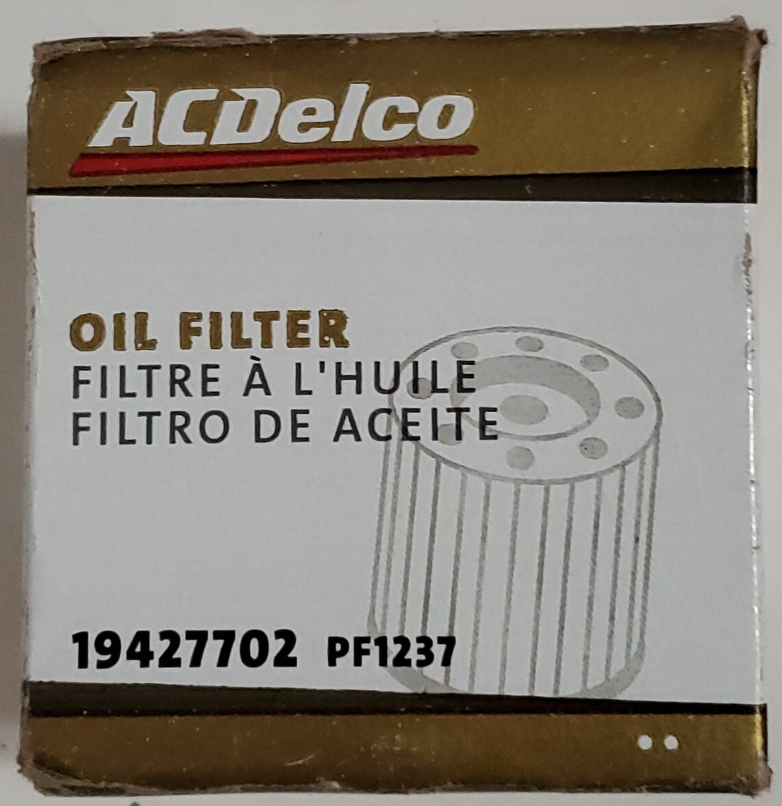 AC-Delco PF 1237 - Cross reference oil filters