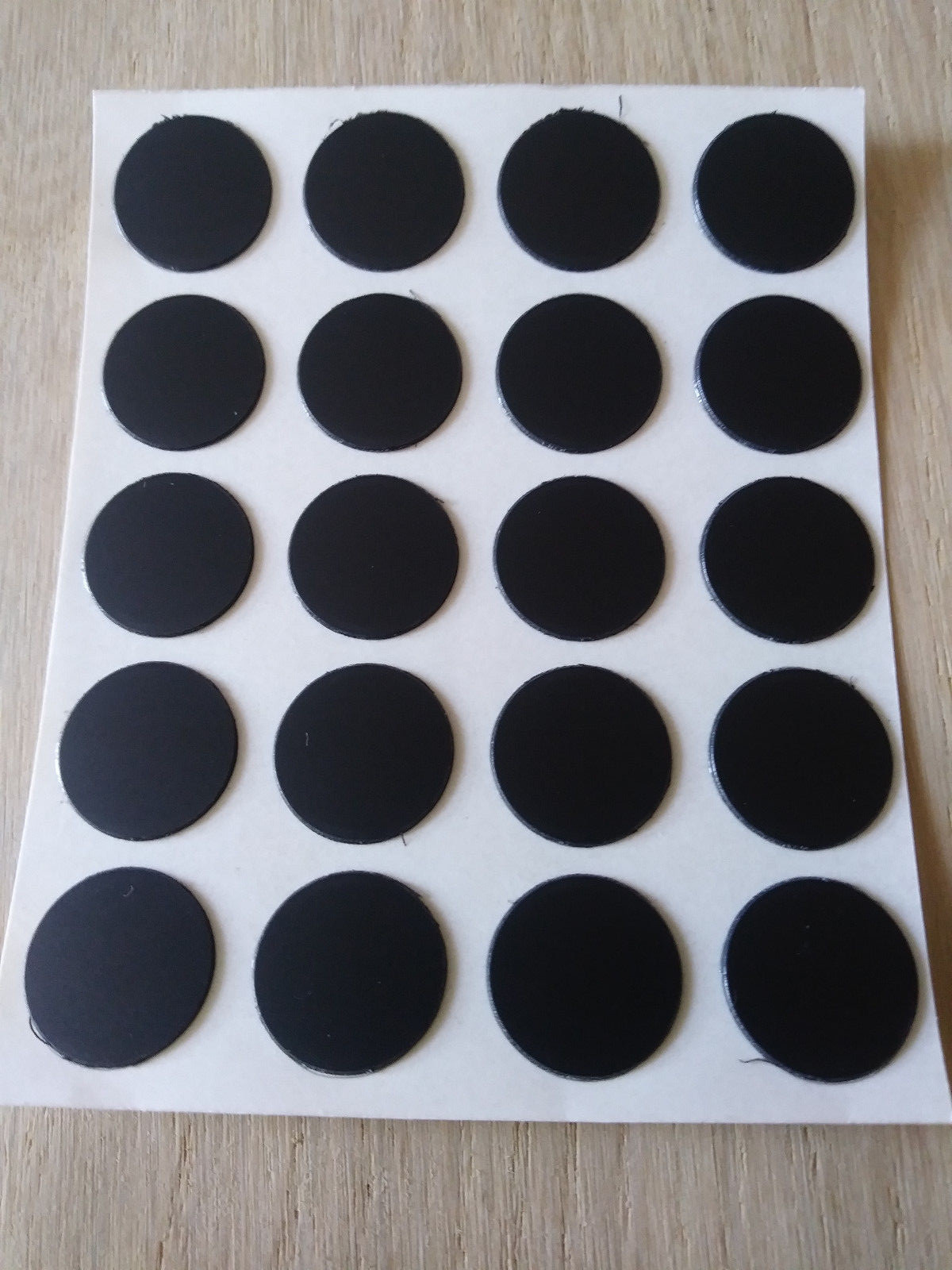 Plastic Self Adhesive Stick on Furniture Sticker Screw Hole Covers Caps ...