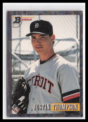 Justin Thompson #366 1993 Bowman Detroit Tigers | eBay