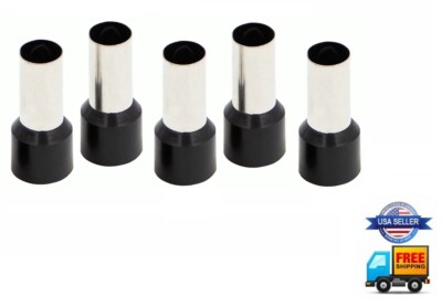 5pcs 1/0 Gauge Wire Ferrule Amplifier Oversized 0 AWG Wire Amp Ferrules ...