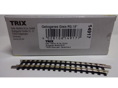 Trix 14917 Minitrix Gebogenes Gleis R 3 329,0 mm 15 Grad N Neu | eBay.de