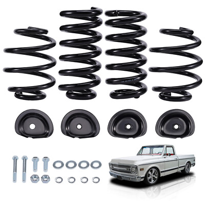 3 Inch Front / 5 Inch Rear Drop Spring Lowering Kit for Chevrolet C10 ...