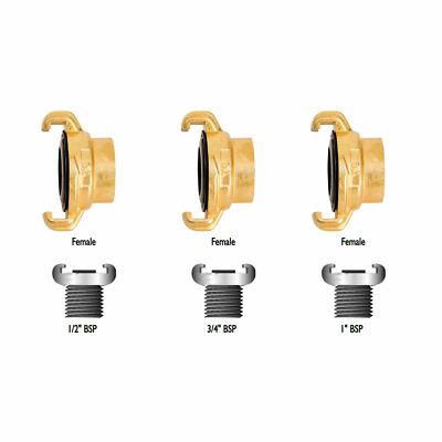 Geka Style Claw Lock Female Threaded Fittings Garden Hose | eBay UK