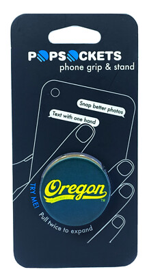 PopSockets University Of Oregon Ducks NCAA Football PopGrip PopSocket ...