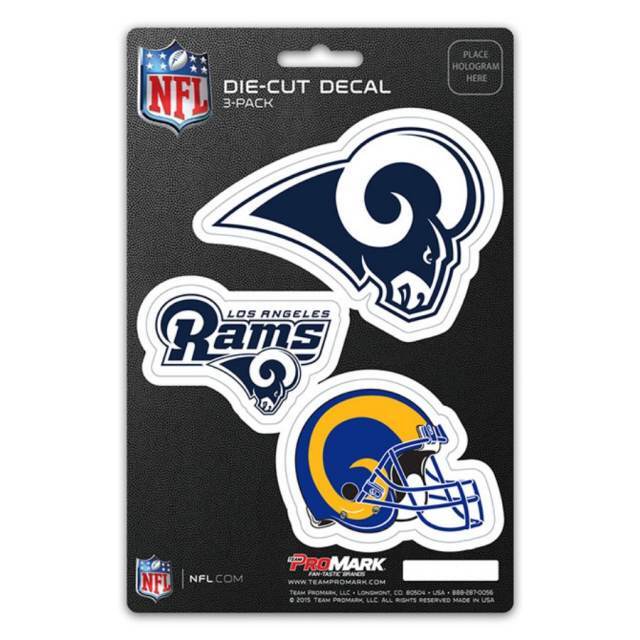 Rams Team Logo Los Angeles Rams 12 In Circle State Sign BLUE