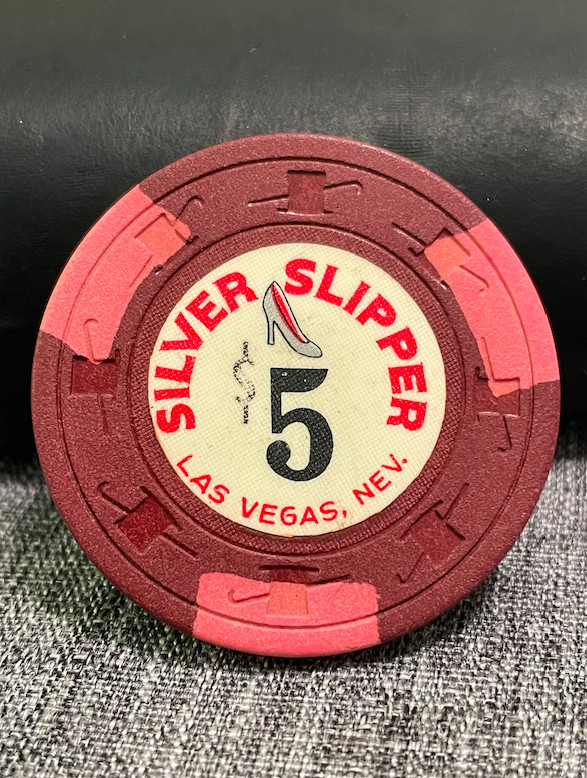 Silver Poker Chip From Vegas