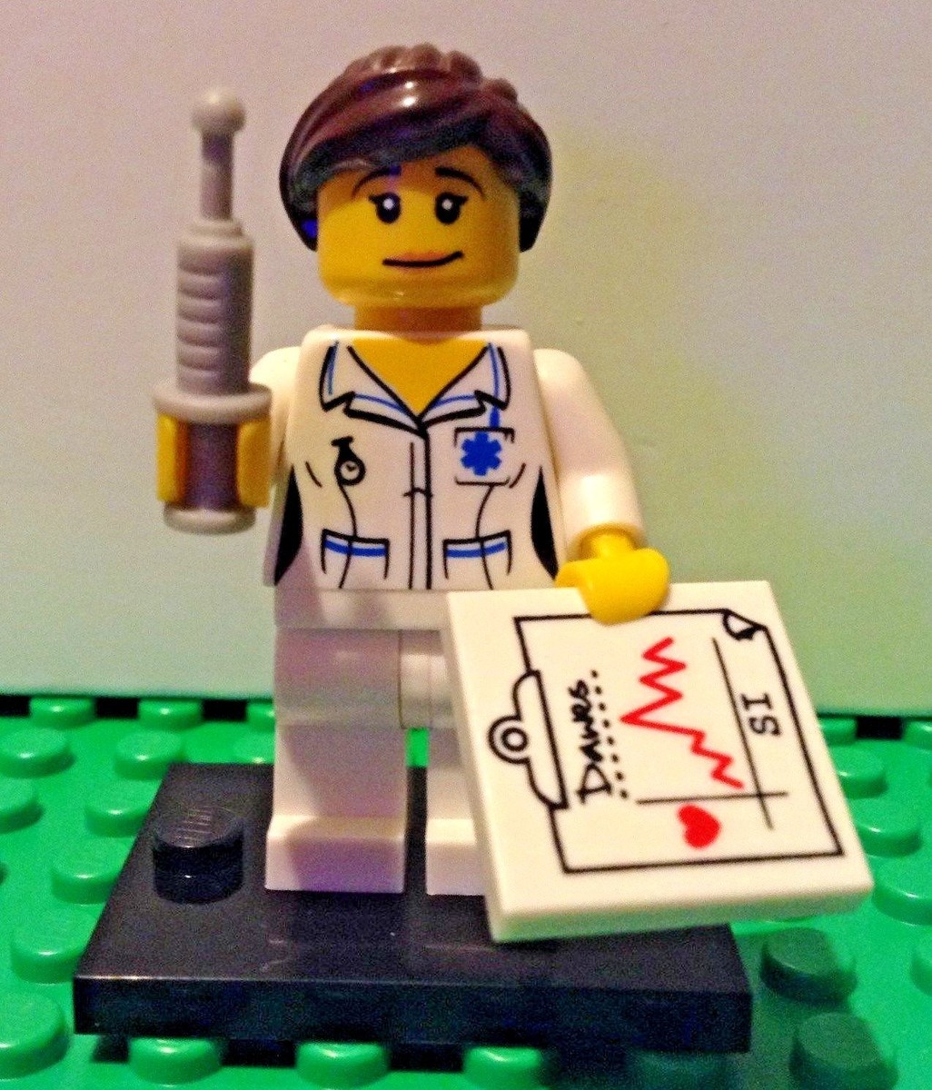 LEGO® City Hospital Medical Doctor Female With EMT Star Of, 59% OFF