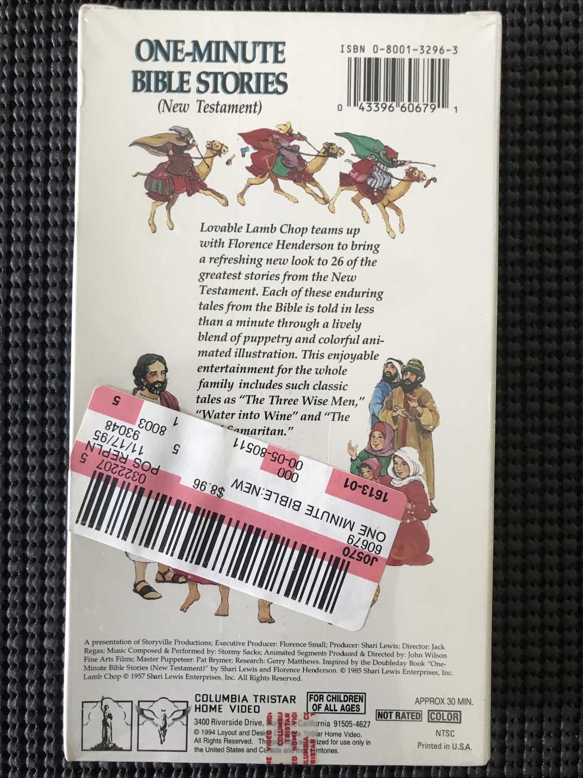 One-Minute Bible Stories (VHS) New Testament Florence Henderson Shari ...