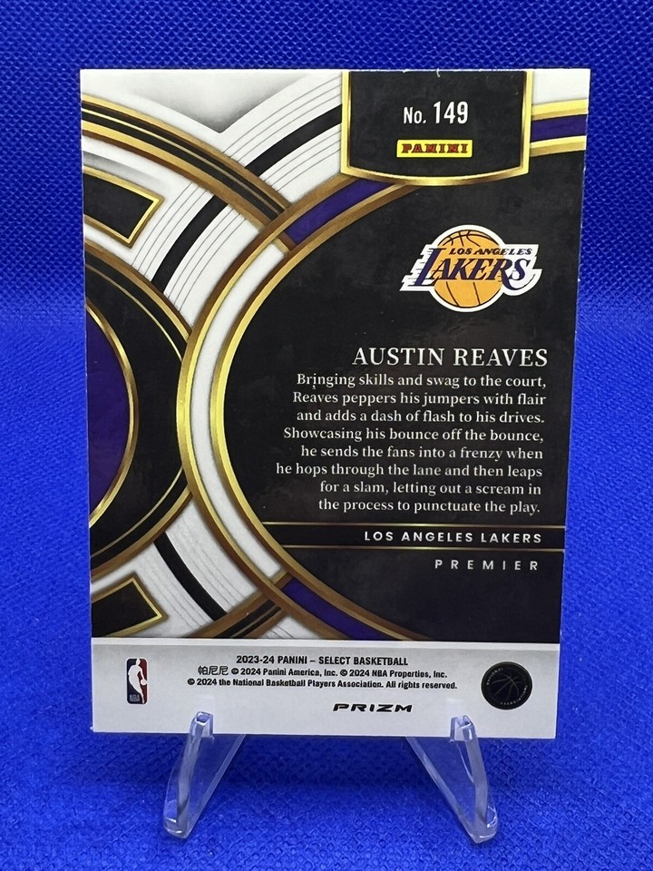 2023-24 Panini Select Austin Reaves Premier Level Orange Flash Prizm | eBay
