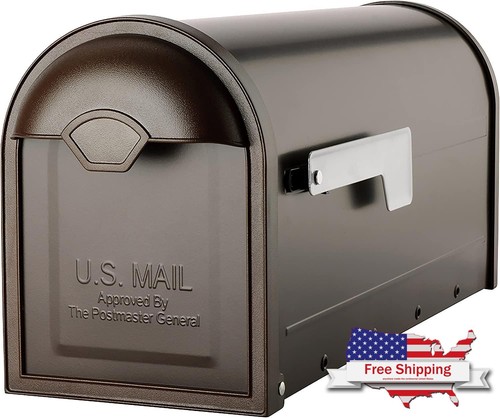 JUMBO POST MOUNT MAILBOX Galvanized Steel Extra Large Rural Mail Box | eBay