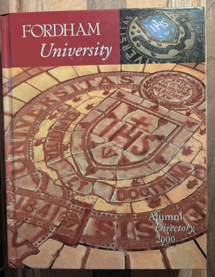 Fordham University Alumni Directory 2000 Hardcover 1492 Pages ...