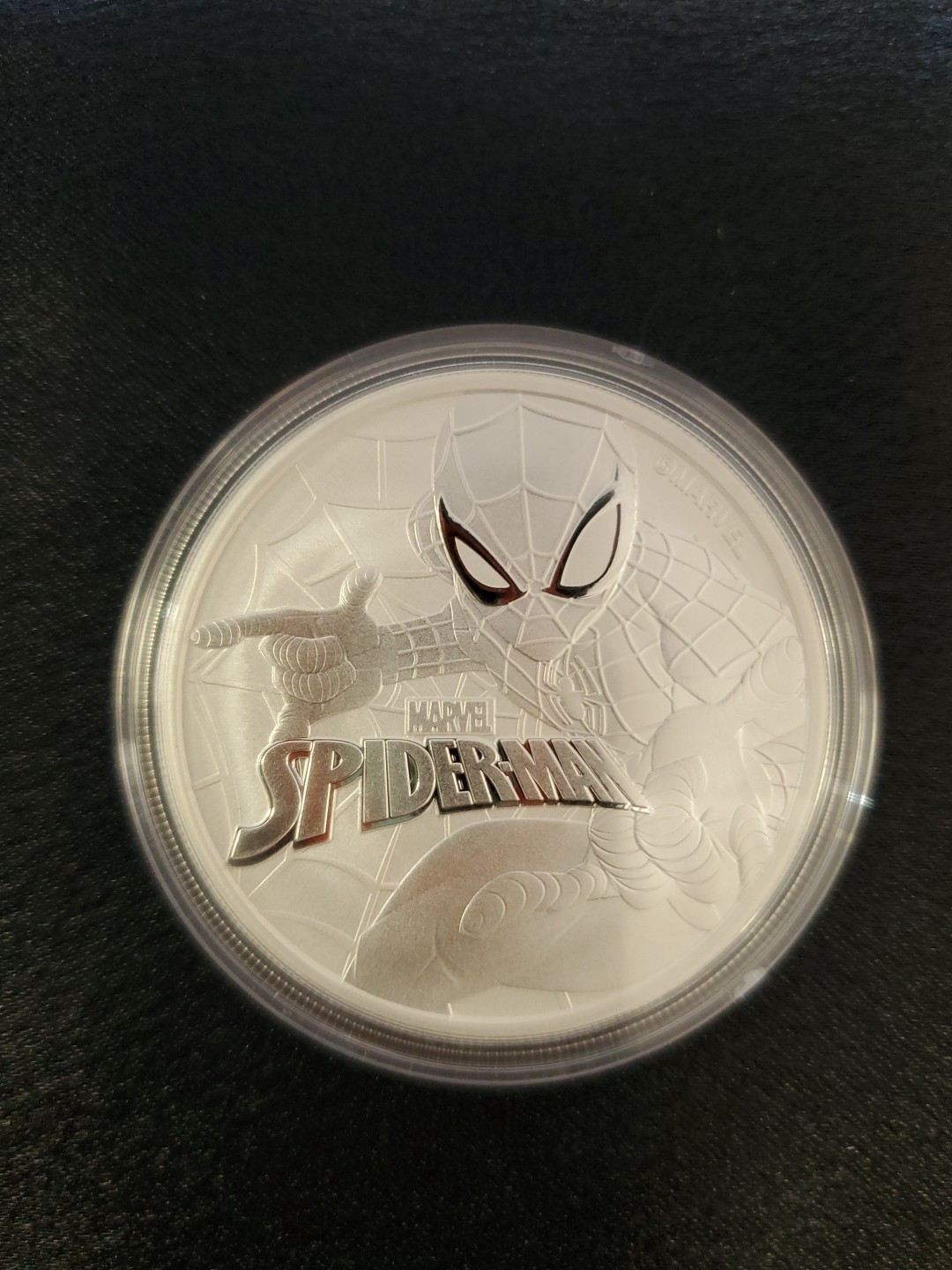 2017 Tuvalu $1 Spiderman Marvel Series 1 oz .999 Fine Silver Dollar ...