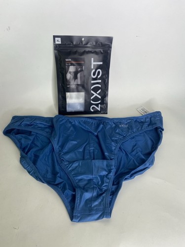 2xist Sexy Sliq Hip Brief Underwear Bluesteel Blue Mens Size XL | eBay