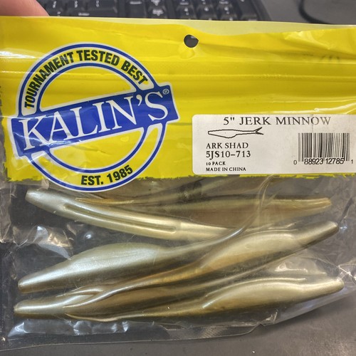 Kalin's 5” Jerk Minnow ark shad 10 count bag | eBay
