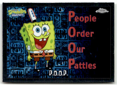 Topps SpongeBob Chrome 2025 No. 88 People Order Our Patties Poop | eBay.de