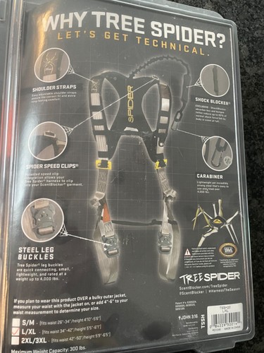 Scentblock TREE SPIDER Speed Harness Stand Hunting Safety | eBay