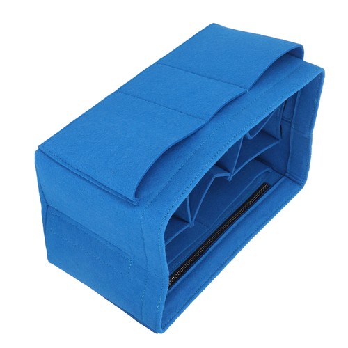 Felt Insert Bag Storage Zipper Multifunctional Bag For Makeup Travel ...