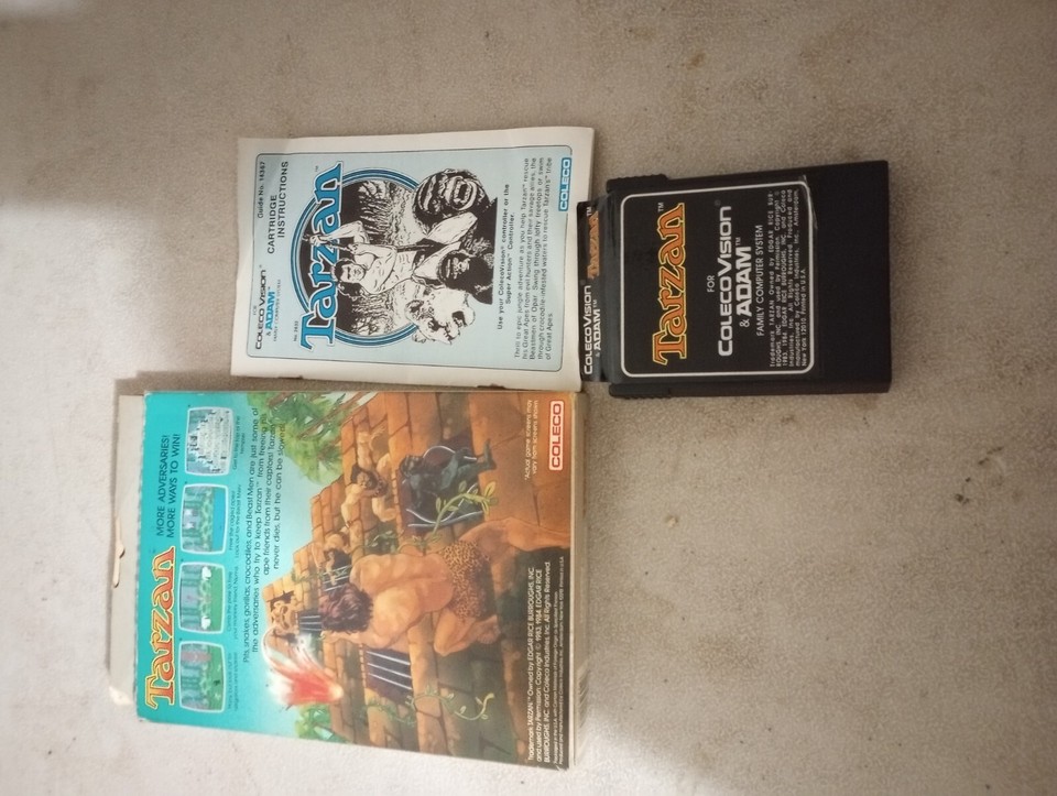Tarzan Colecovision CIB Very Rare htf working very good condition | eBay
