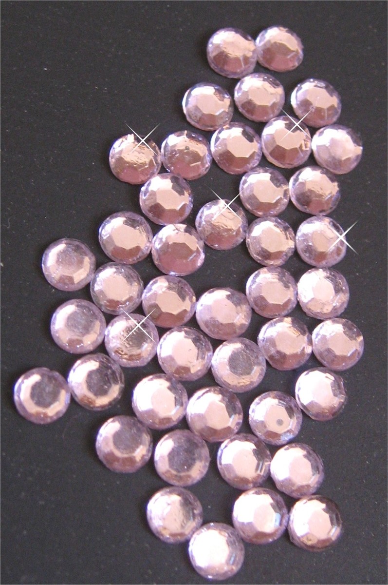 Light Pink Rose Flat Back Rhinestone Hot Fix 6ss Bridal Jewelry ...