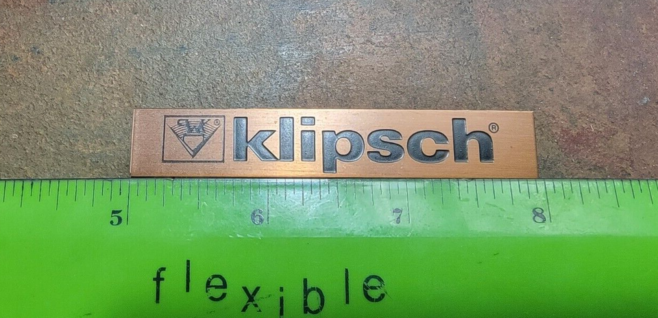 Single OEM Klipsch Badge Logo Emblem / Heritage Series | eBay