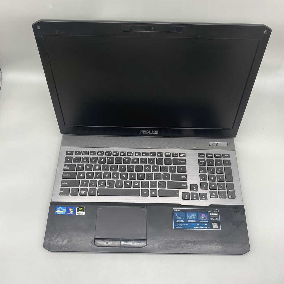 Asus Laptop ROG G75V 17.3" i7-3610QM- GTX 660M 12GB DDR3 256GB SSD-C ...