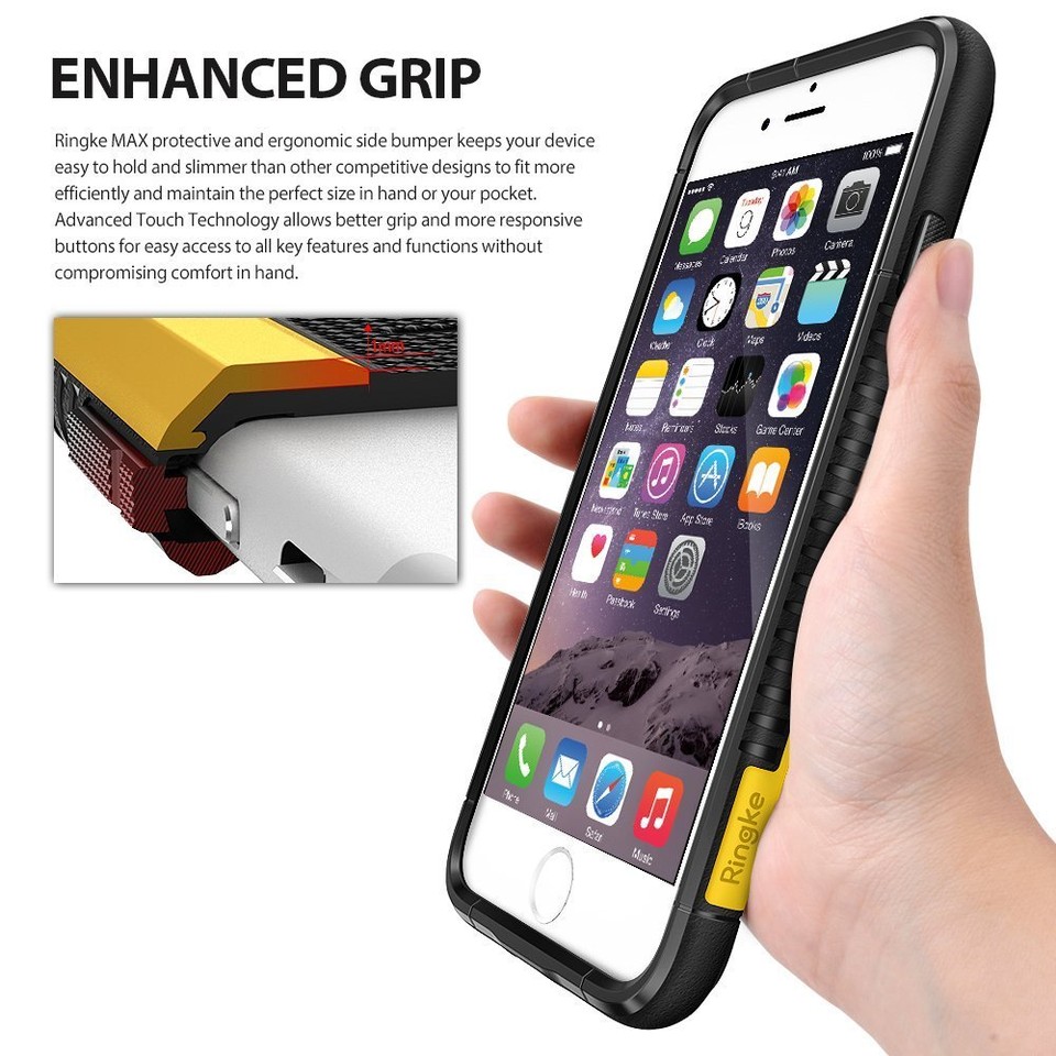 For iPhone 8 / 8 Plus | Ringke [MAX] Heavy Duty Protective Tough Back ...