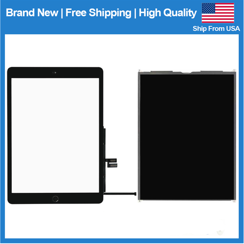 For iPad 7 A2197 A2198 A2200 A2270 Black LCD Display Touch Screen ...