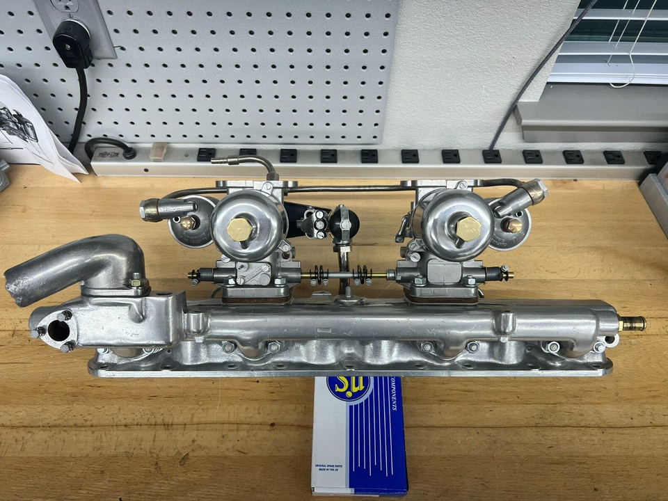 Jaguar XK150 3.4 3.8 fully restored SU HD6 carb set with manifold ...