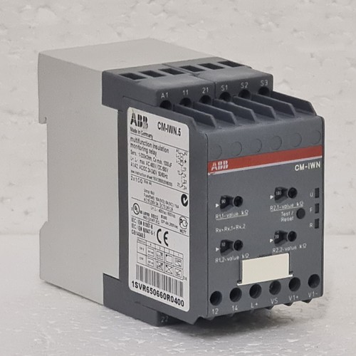 ABB 1SVR650660R0400 CM-IWN.5 Multifunction Insulation Monitoring Relay ...