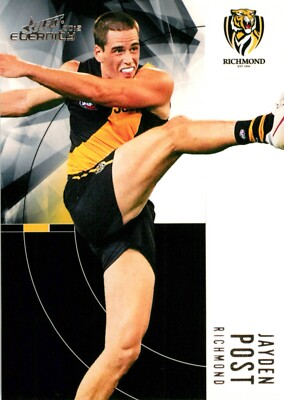 2012 RICHMOND TIGERS AFL Card JAYDEN POST | eBay Australia