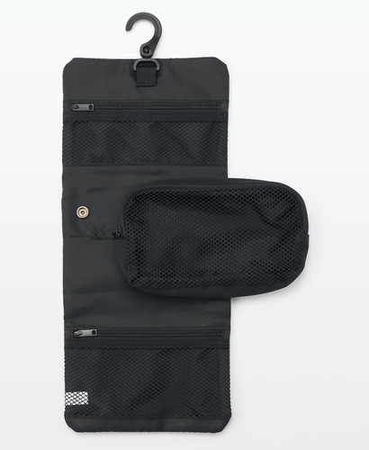 MUJI Polyester hanging case with detachable pouch 12×18×4.5cm | eBay