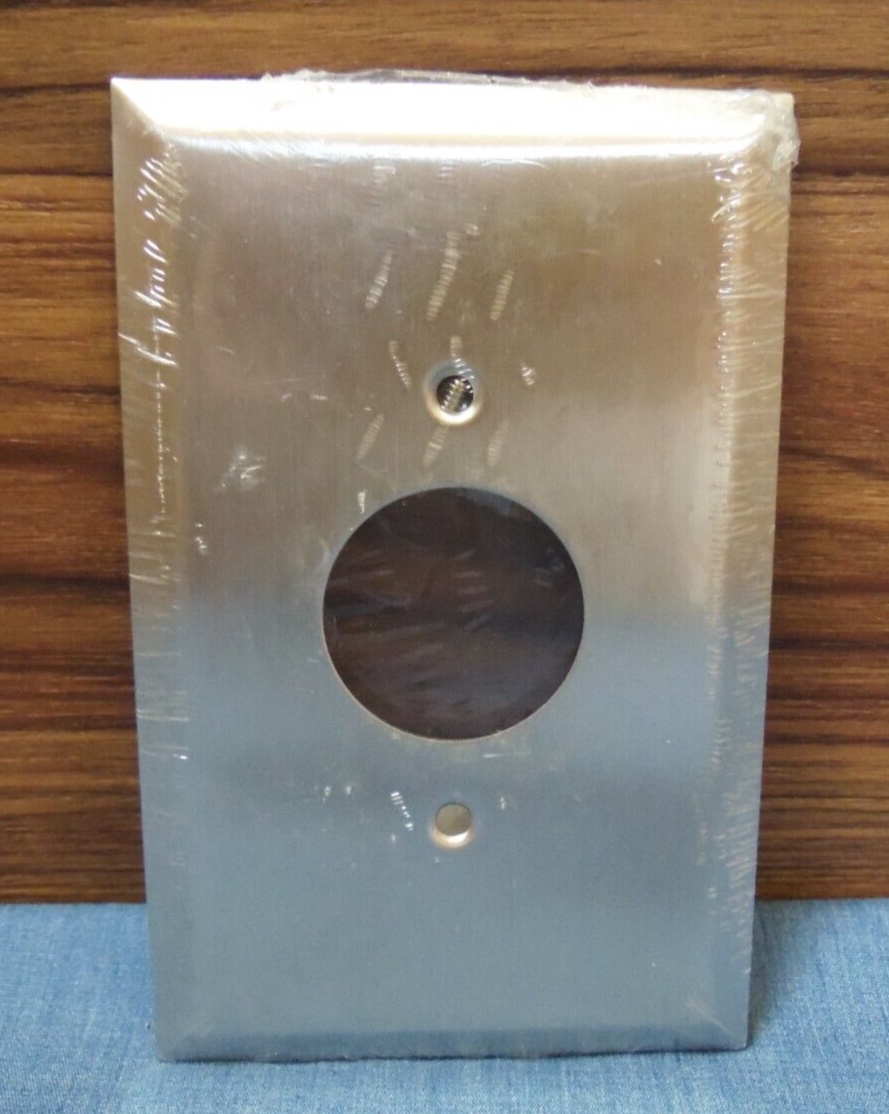 Metal Light Switch Plate Cover Wallplate Single Receptacle Hole ...