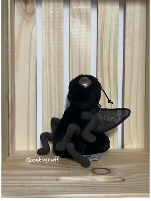 Jellycat London Farrell Black Fly Insect Bug 8" Stuffed Animal Plush ...