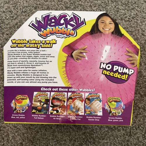 Wacky Wubble Bubble Ball No Pump Needed Color Pink | eBay
