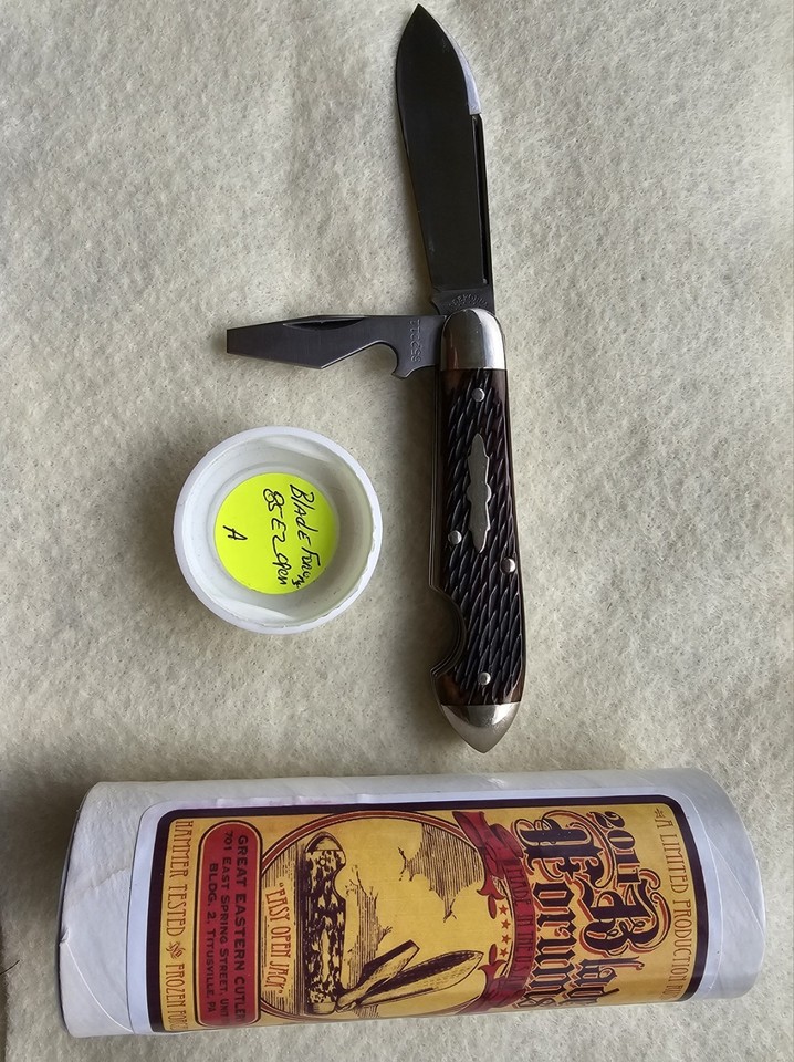 🔥 BLADE FORUMS GEC 85 GREAT EASTERN CUTLERY CANDLE END JACK KNIFE RARE ...