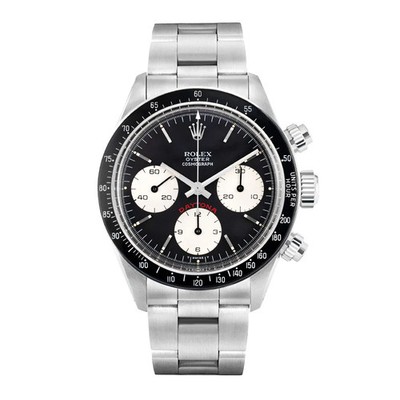 Rolex Daytona Watch 37MM Black Index Hour Markers Dial Stainless Steel ...